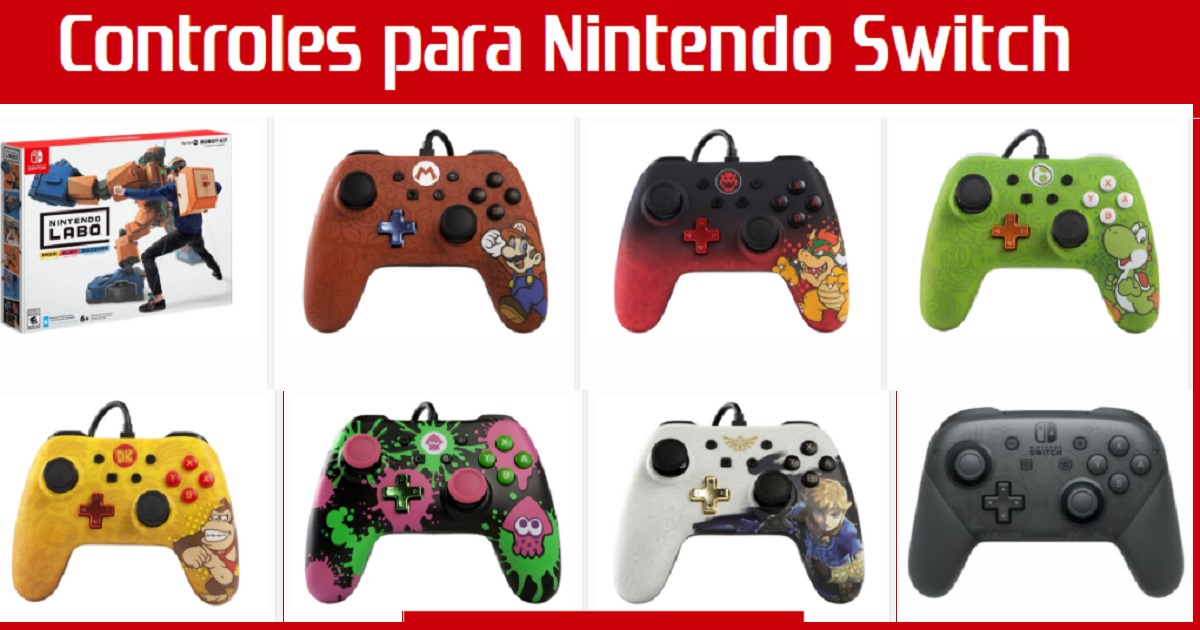 controles para | Nintendo Switch - jimxel.com | 🎮 Blog